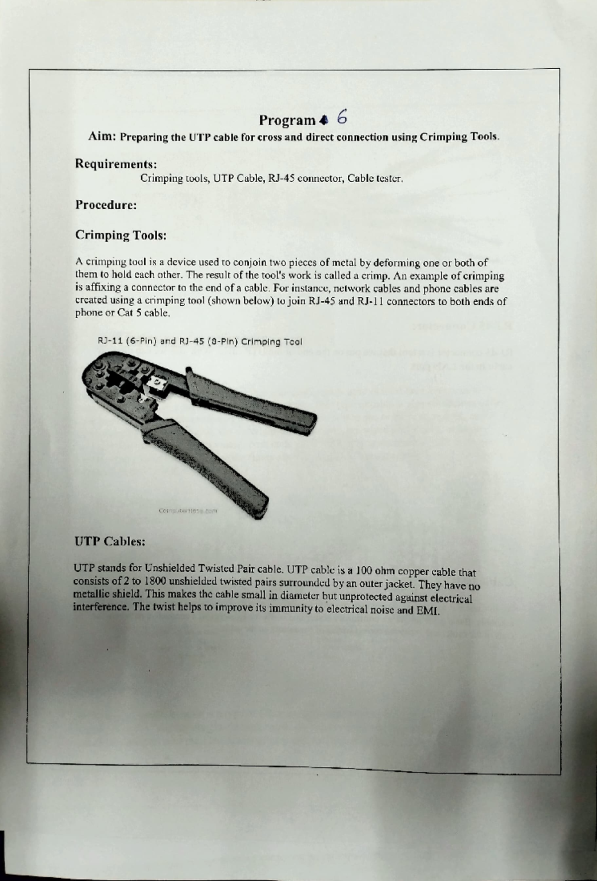Experiment 6 - practical file ipu computernetwrok edc campus - Aim ...