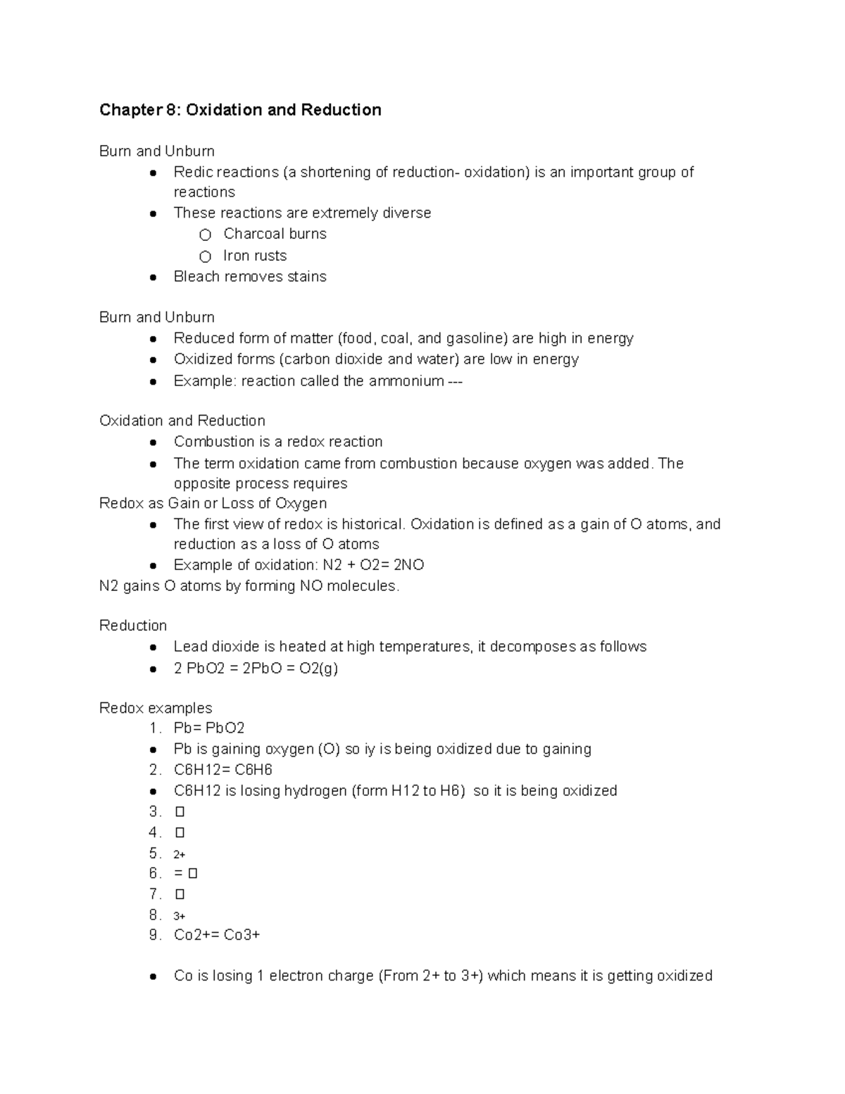 Chem 1001- chapter 8 - Fall 2022 Dr. Gasery Chemistry document ...