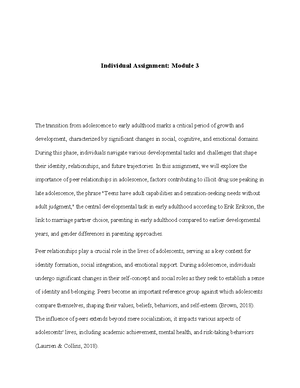 CLP4134-Module 13Notes - CLP4134: Class Notes Module 13: Chapter 14 ...