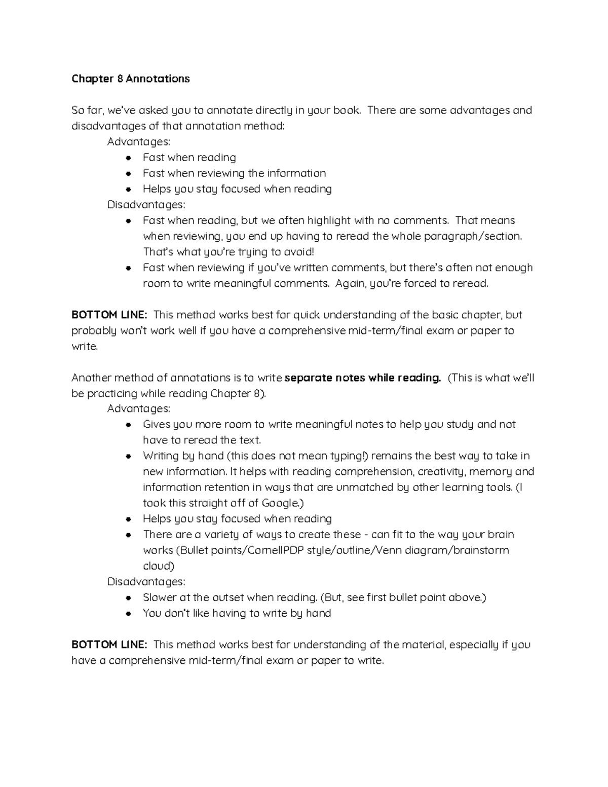 KK Ch. 8 Annotations - gyjgy - Chapter 8 Annotations So far, we’ve ...