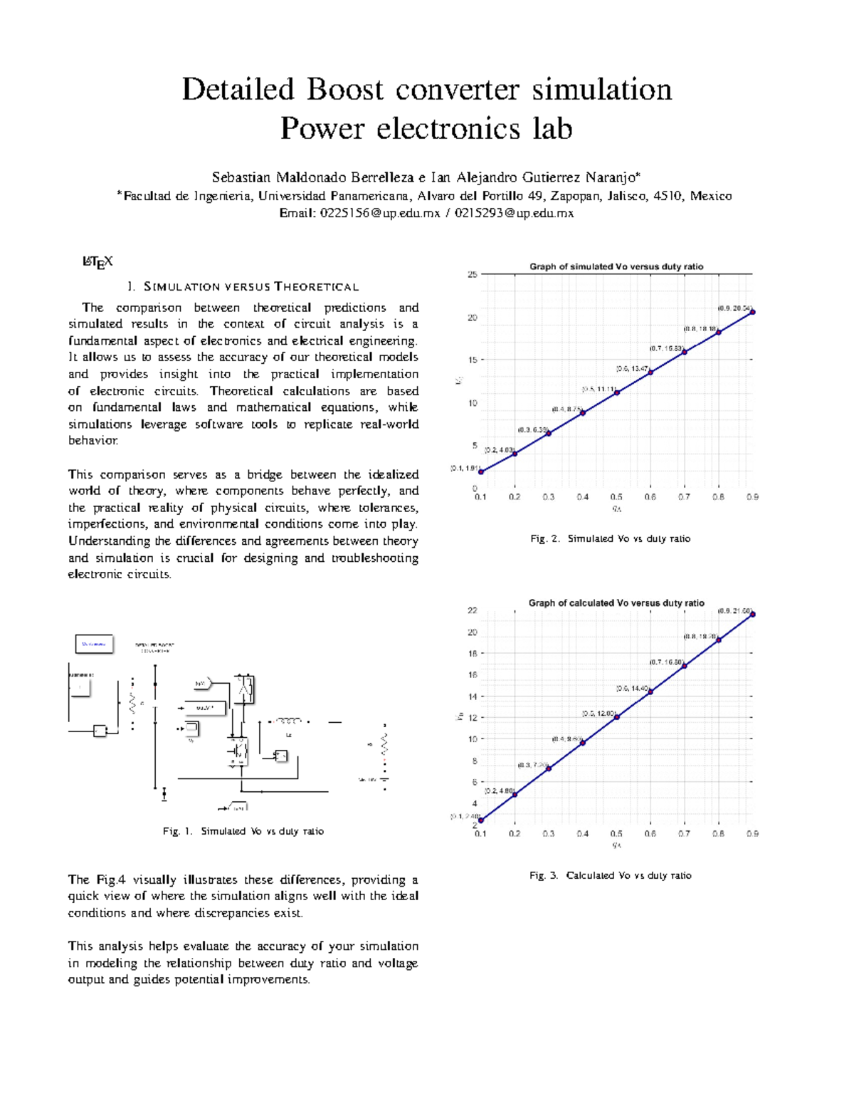 Detailed Boost - edu / 0215293@up.edu LATEX I. SIMULATION VERSUS ...