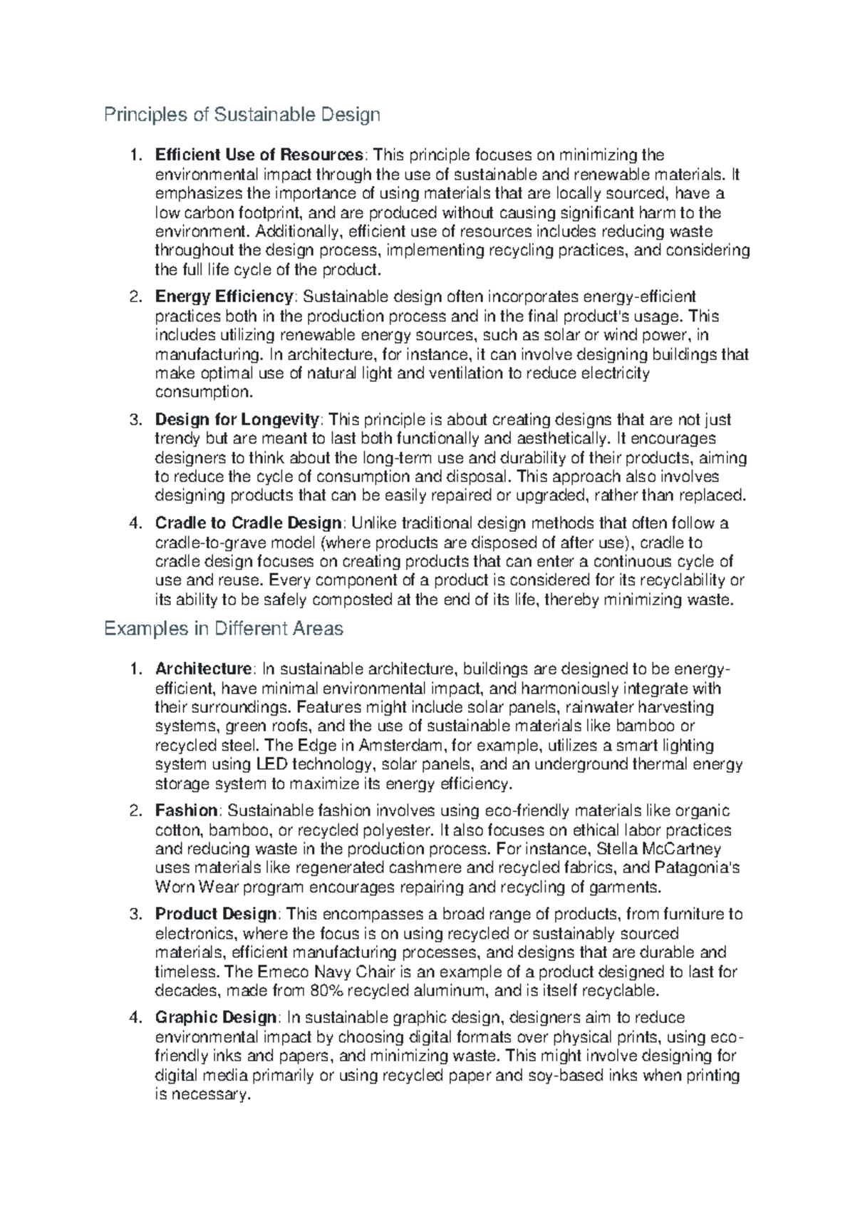 Principles of Sustainable Design - Principles of Sustainable Design ...