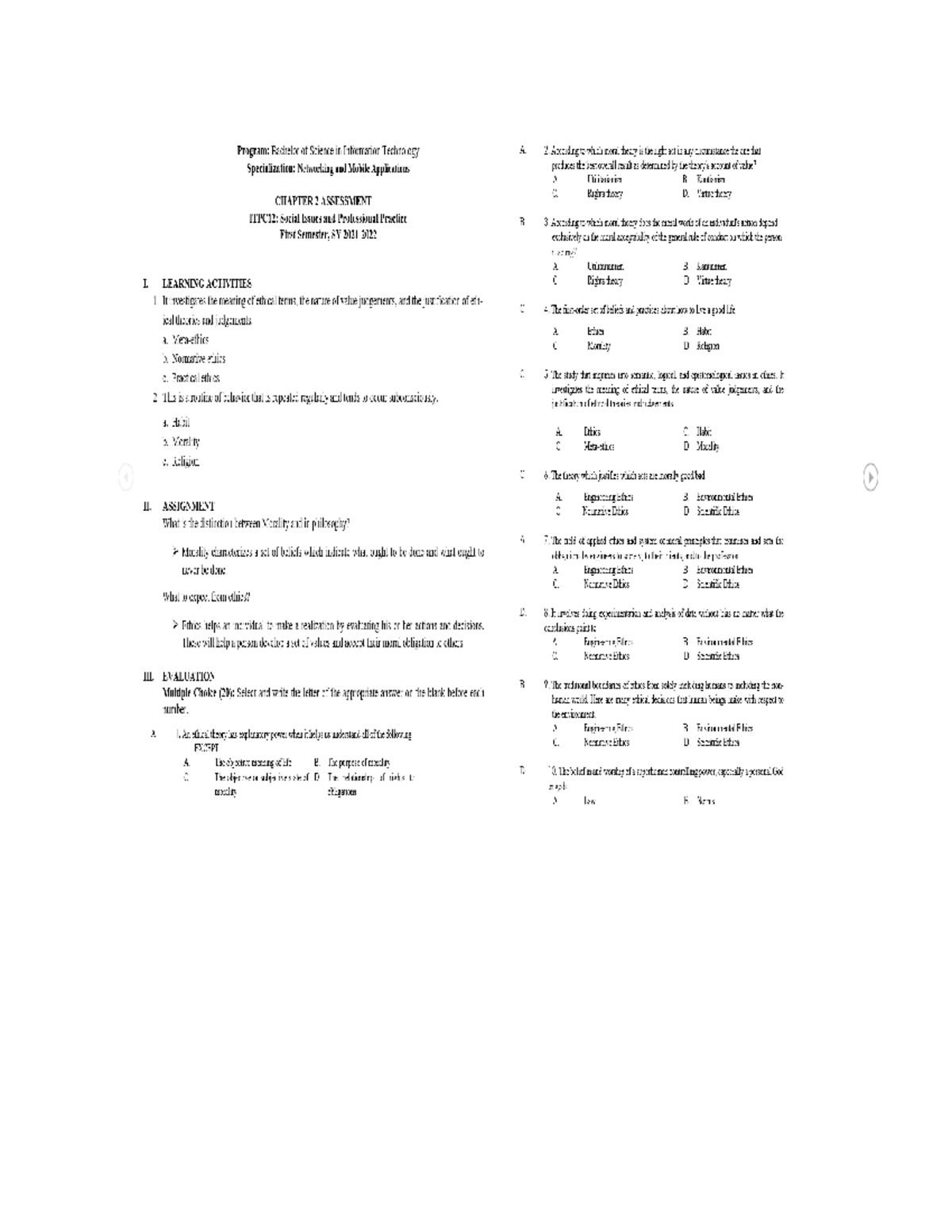 Social Issues and Professional Practice - Object-Oriented Programming ...