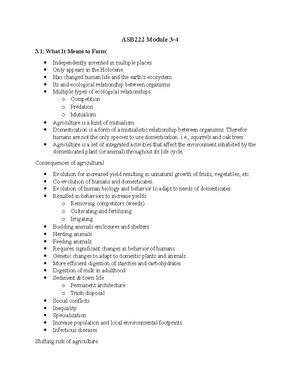 ASB 222 - Spring 2020 - Exam #2 Review Student version Part B - Part B ...