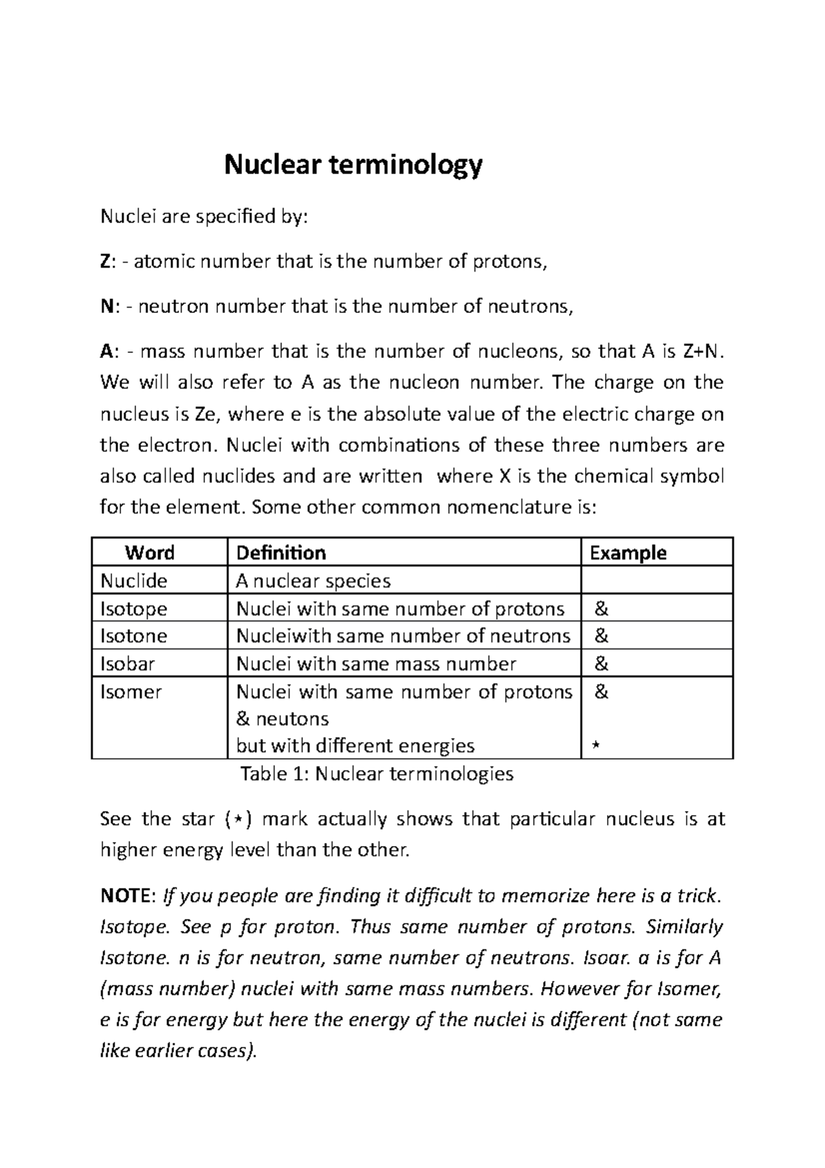 Nuclear terminology - Useful for any purpose - Nuclear terminology ...