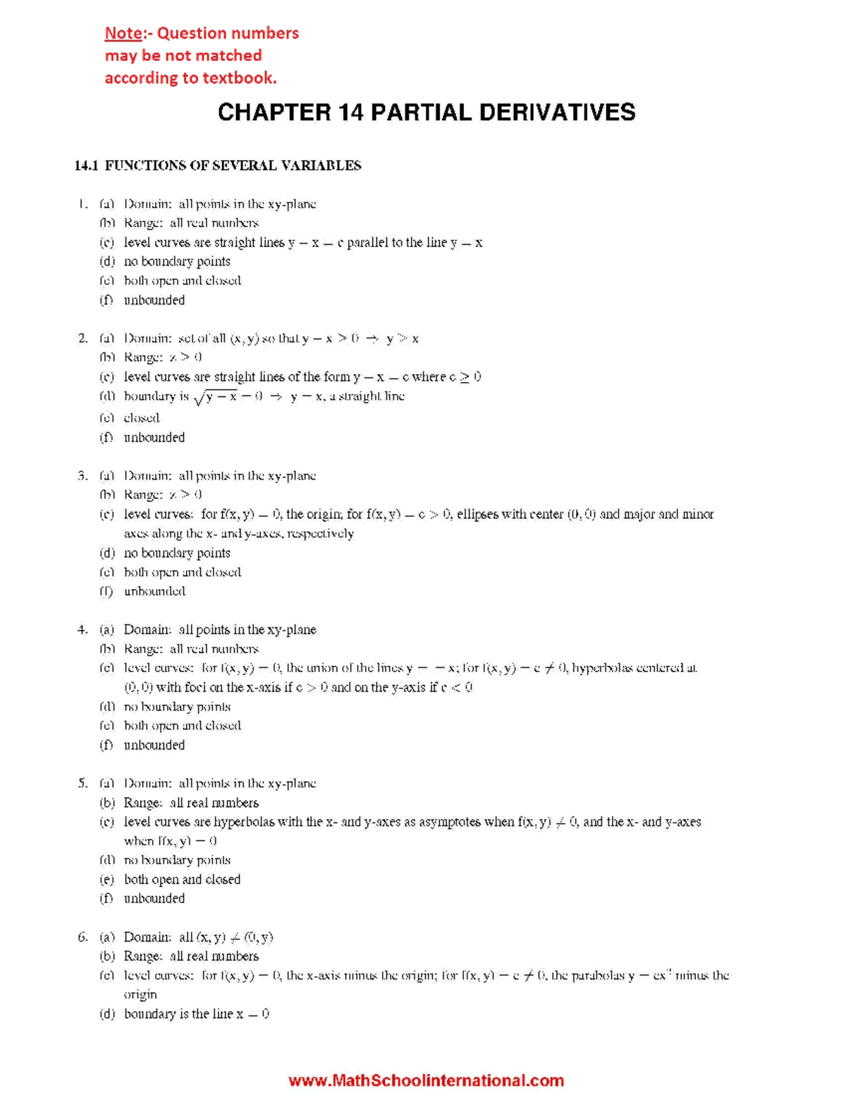 Calculus 14E Sol George Thomas 14 - Computer Science - Studocu