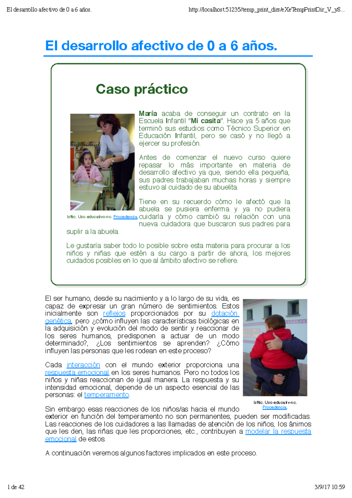 DSA01 - Desarrollo socioafectivo - El desarrollo afectivo de 0 a 6 años ...