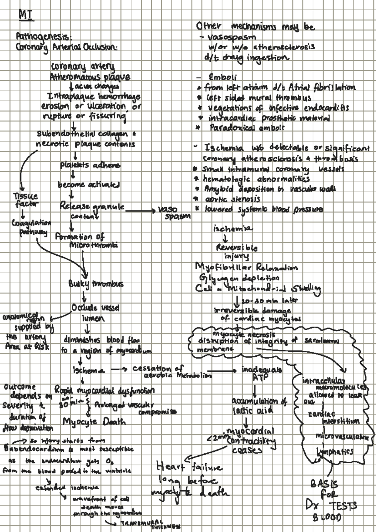 Myocardial Infarction - MI Other mechanisms may be Pathogenesis ...