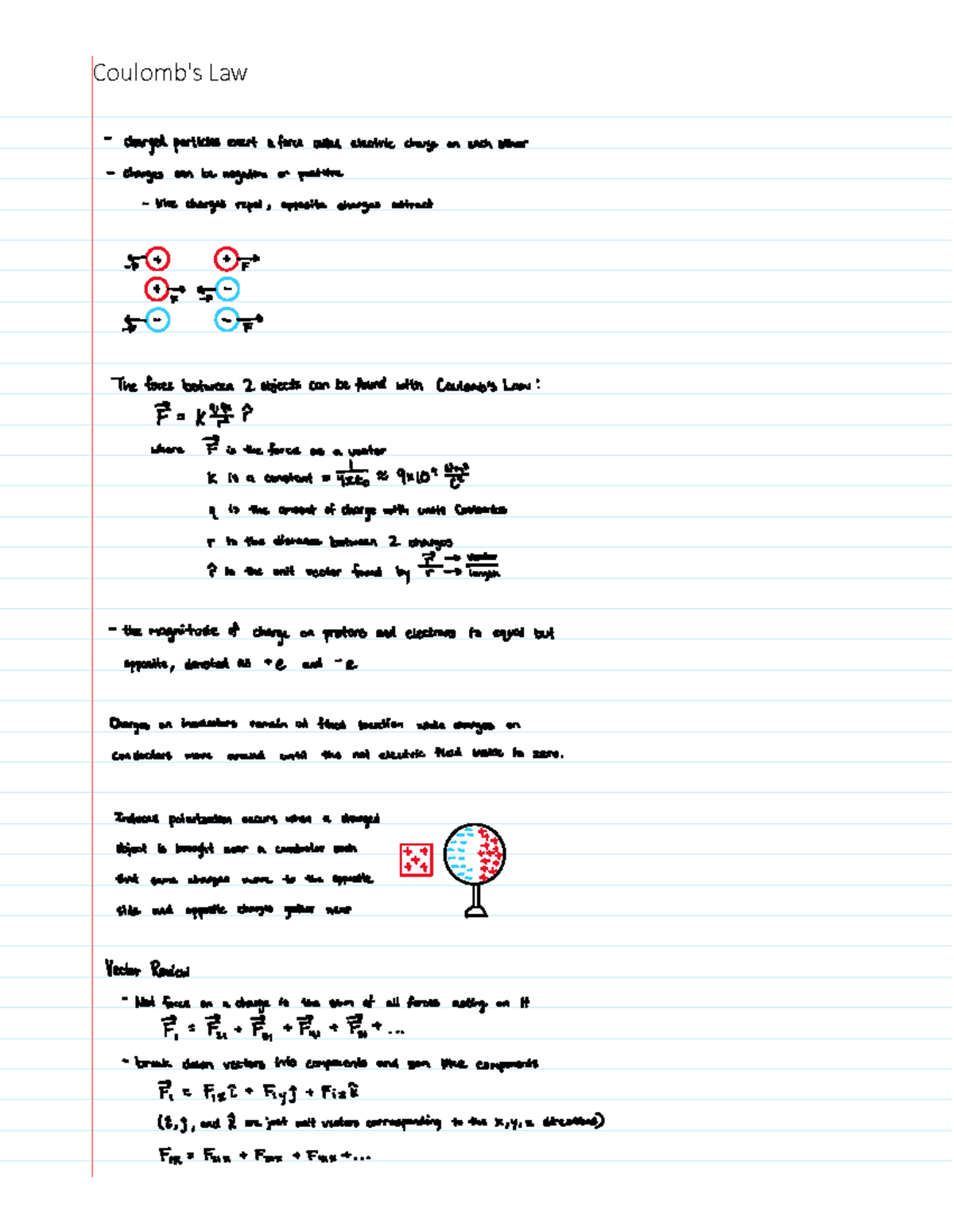 Coulomb's Law - Coulomb's Law - PHYS 1200 - Coulomb's Law - Studocu