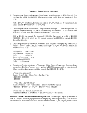 Chapter 1 - Lecture notes 1 - Chapter 1: Personal Finance Basics and ...