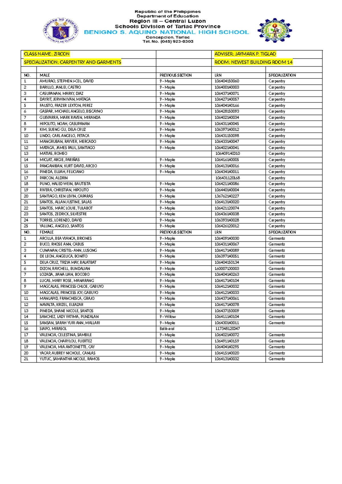 10- Zircon - education is the key - CLASS NAME: ZIRCON ADVISER: JAYMARK ...