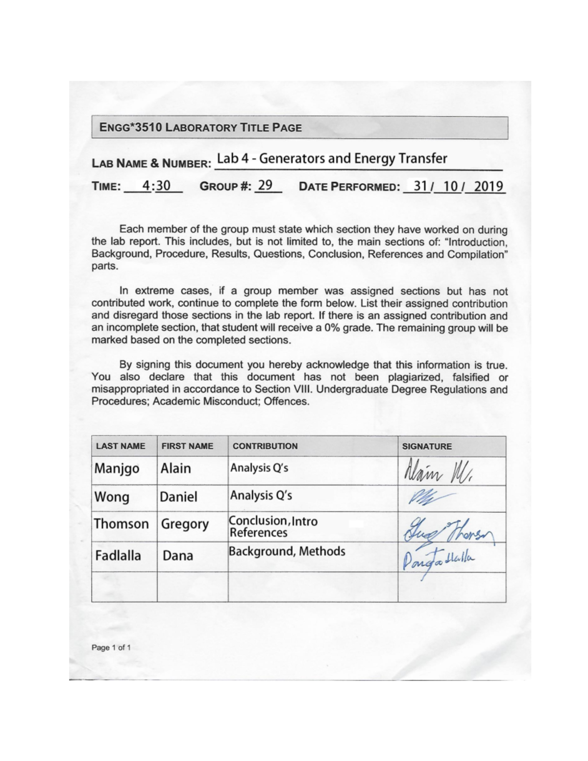 Group 29 Generators and Energy Transfer - Warning: TT: undefined ...