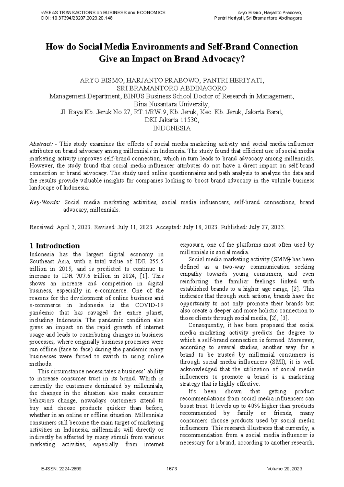 Ref số 1 - ref - How do Social Media Environments and Self-Brand ...