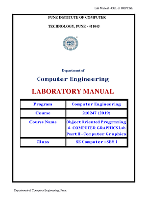 FDS LAB MANUAL 2021-22 - Computer Engineering - SPPU - Studocu