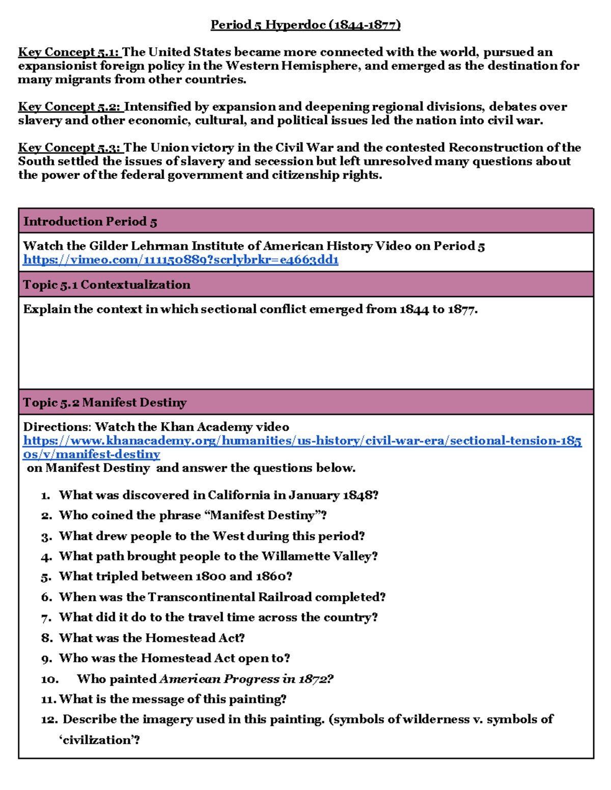 Copy of Copy of Period 5 Hyperdoc (1844-1877) - Period 5 Hyperdoc (1844 ...