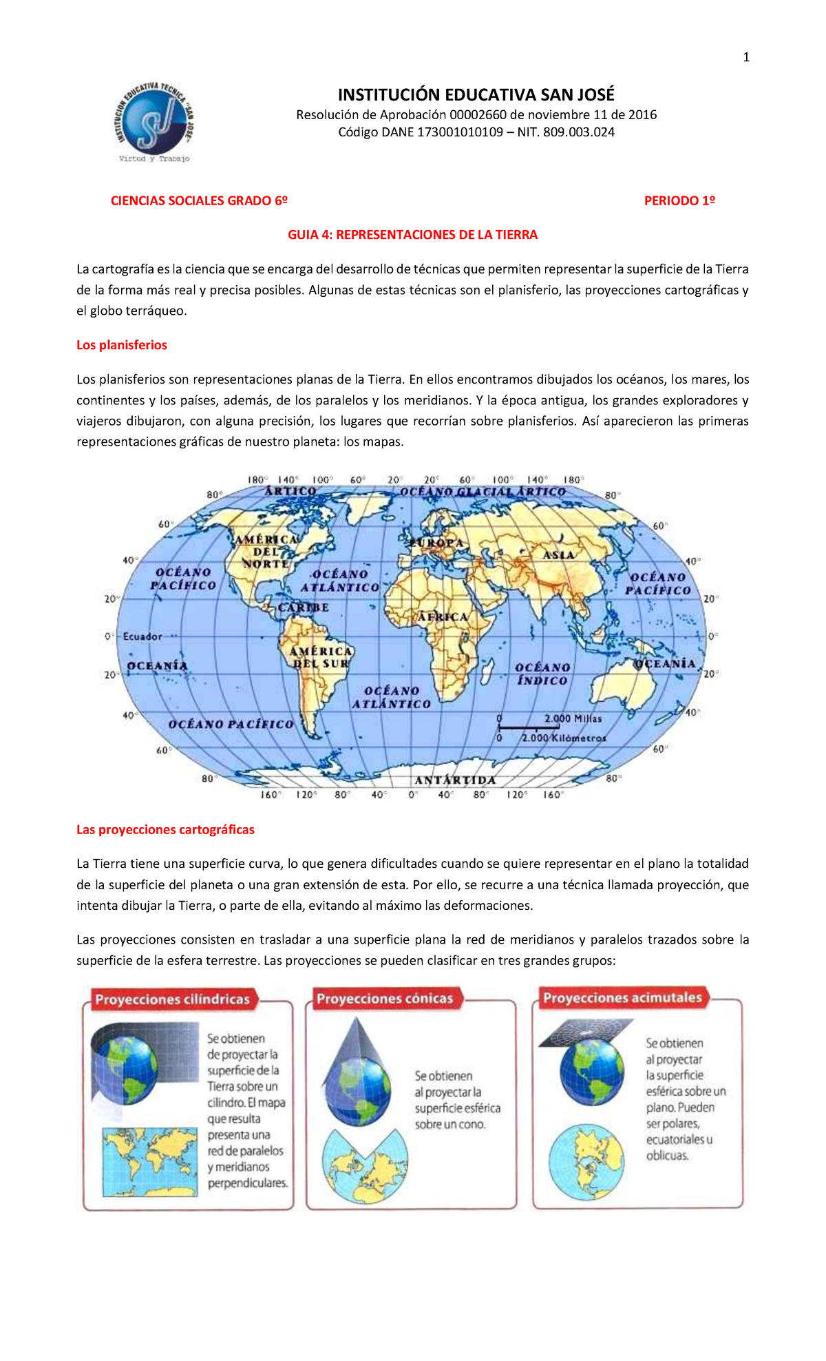 Guia 4 Representaciones Tierra - INSTITUCIÓN EDUCATIVA SAN JOSÉ ...