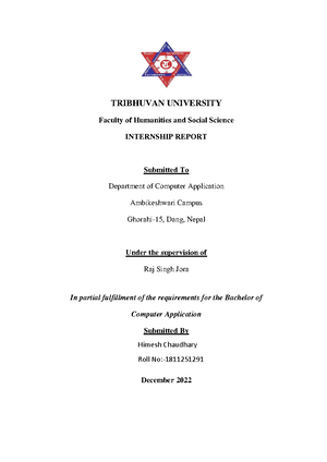 Libray management doc - Tribhuvan University Faculty of Humanities and ...
