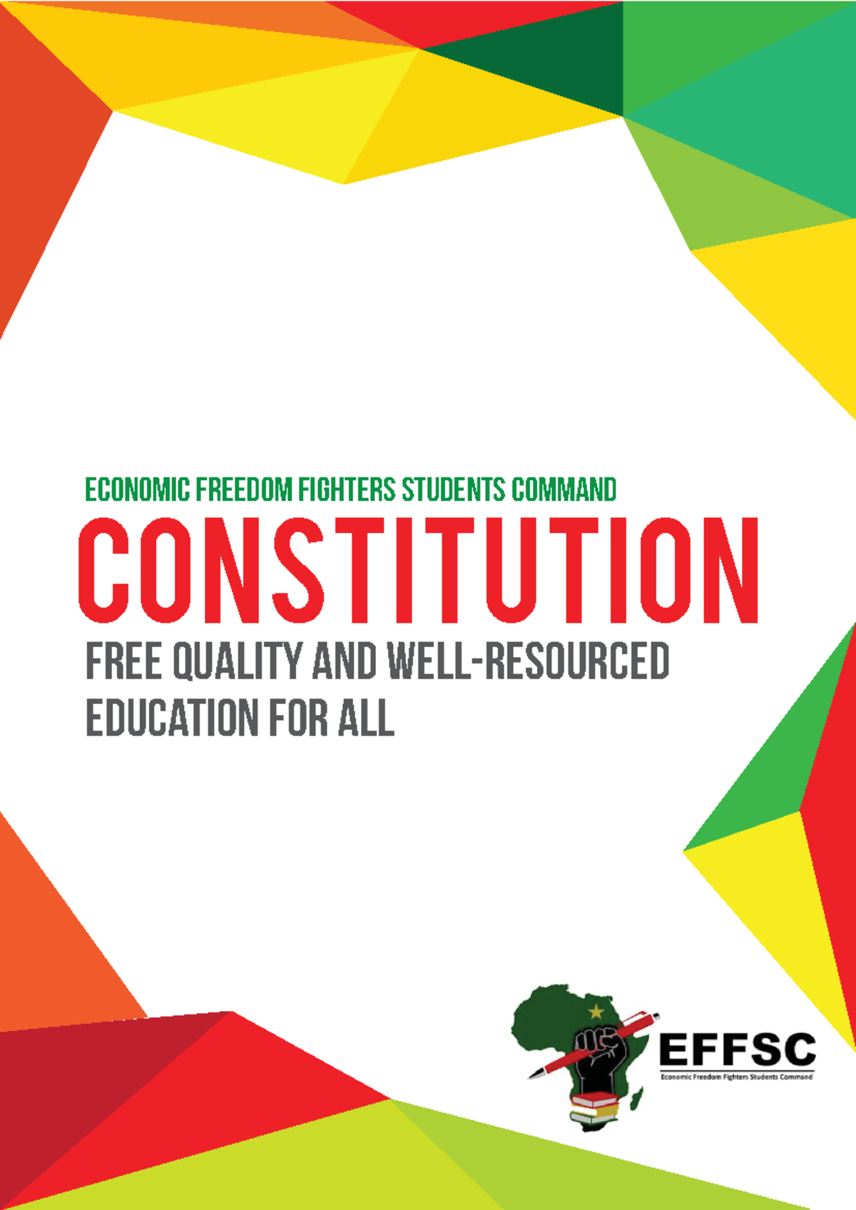 EFF Constitution - EFFSC document - Constitution economic freedom ...