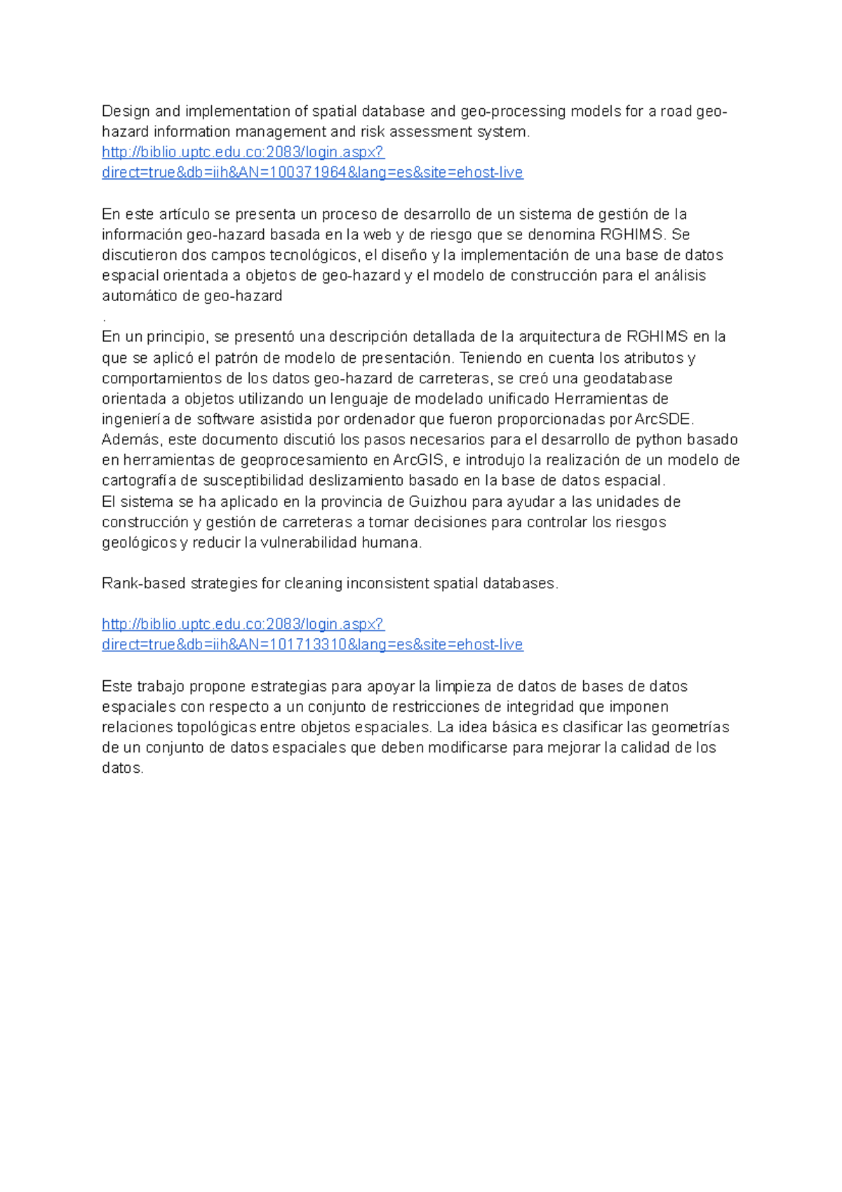 Spatial database - Nota: 40 - Design and implementation of spatial ...