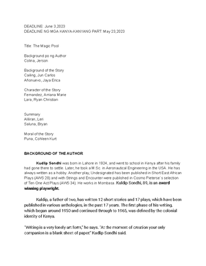 Globalisasyon Learning Module final - ARALING PANLIPUNAN 10 Ikalawang ...