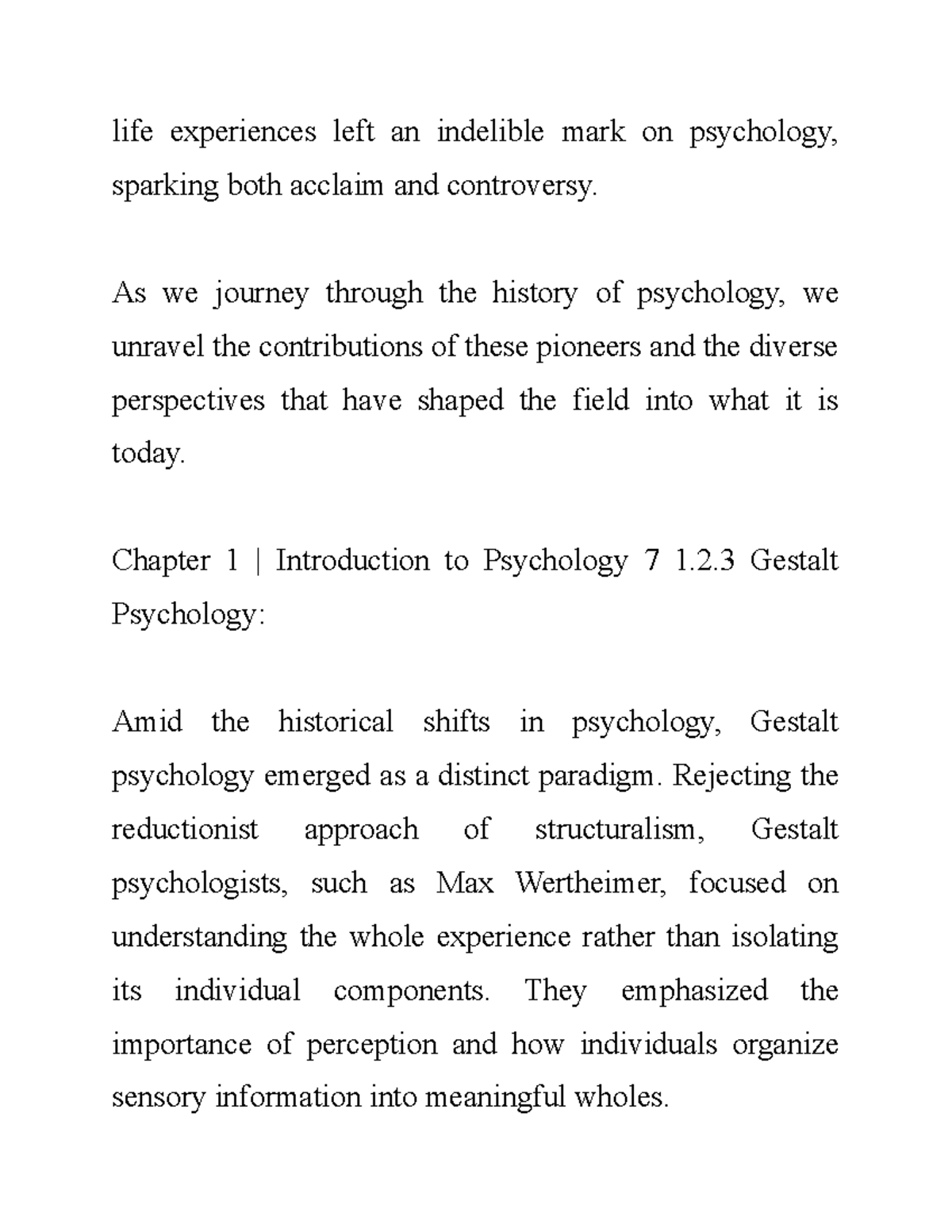 Psylogy- ref - data part - 4 - life experiences left an indelible mark ...