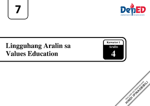 ASSIGNMENTS OF FILIPINO - Republic of the Philippines Department of ...