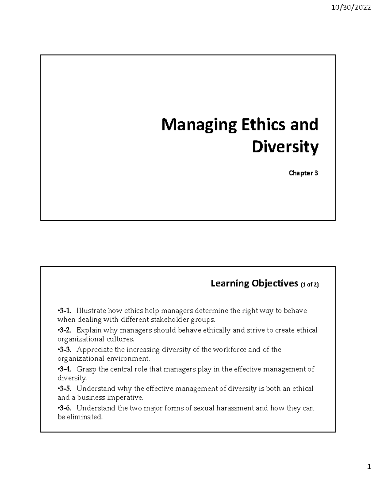 Ethics Diversity - management - Managing Ethics and Diversity Managing ...