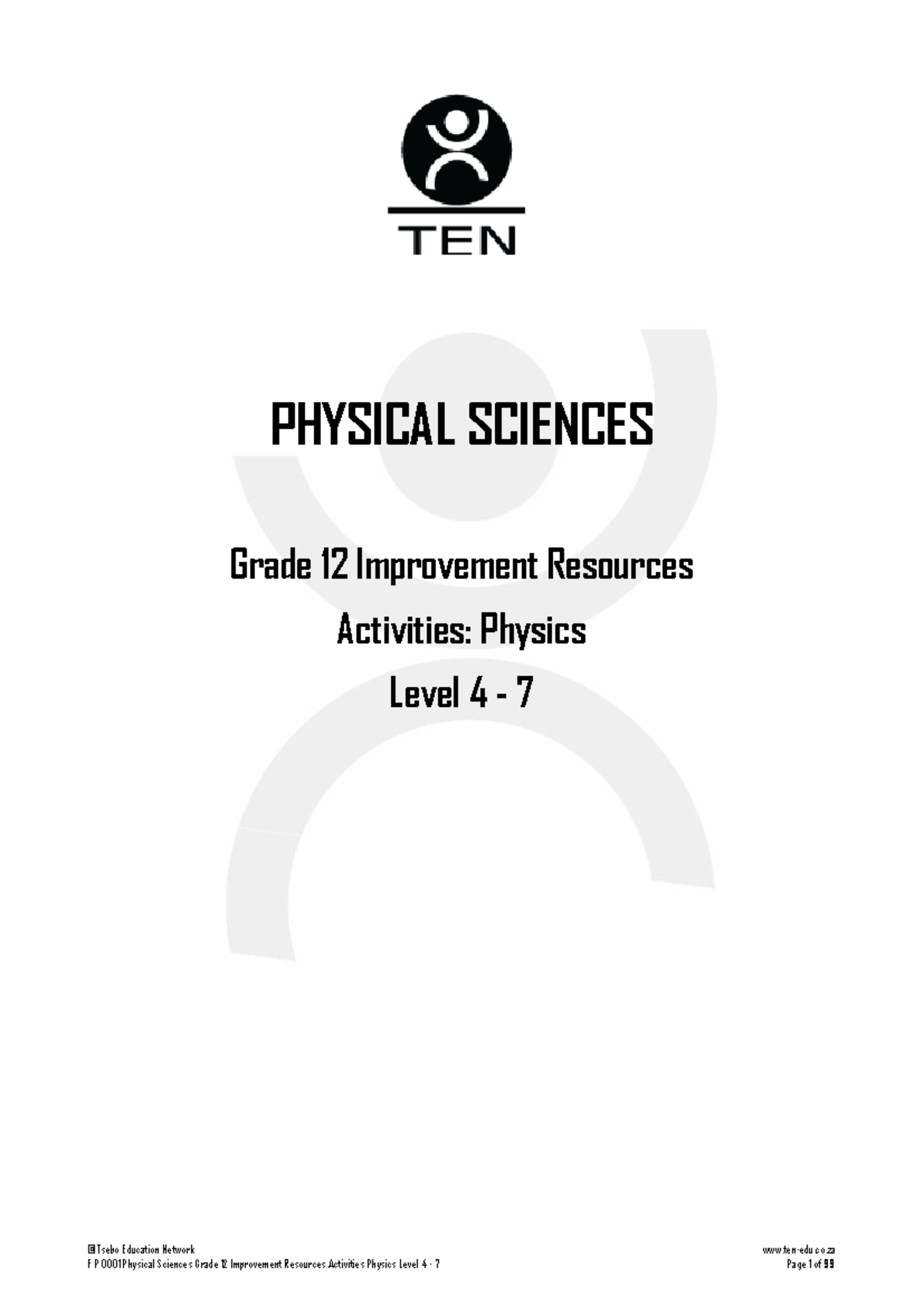 F P 0001 Physical Sciences Gr 12 Improvement Resourses Physics ...