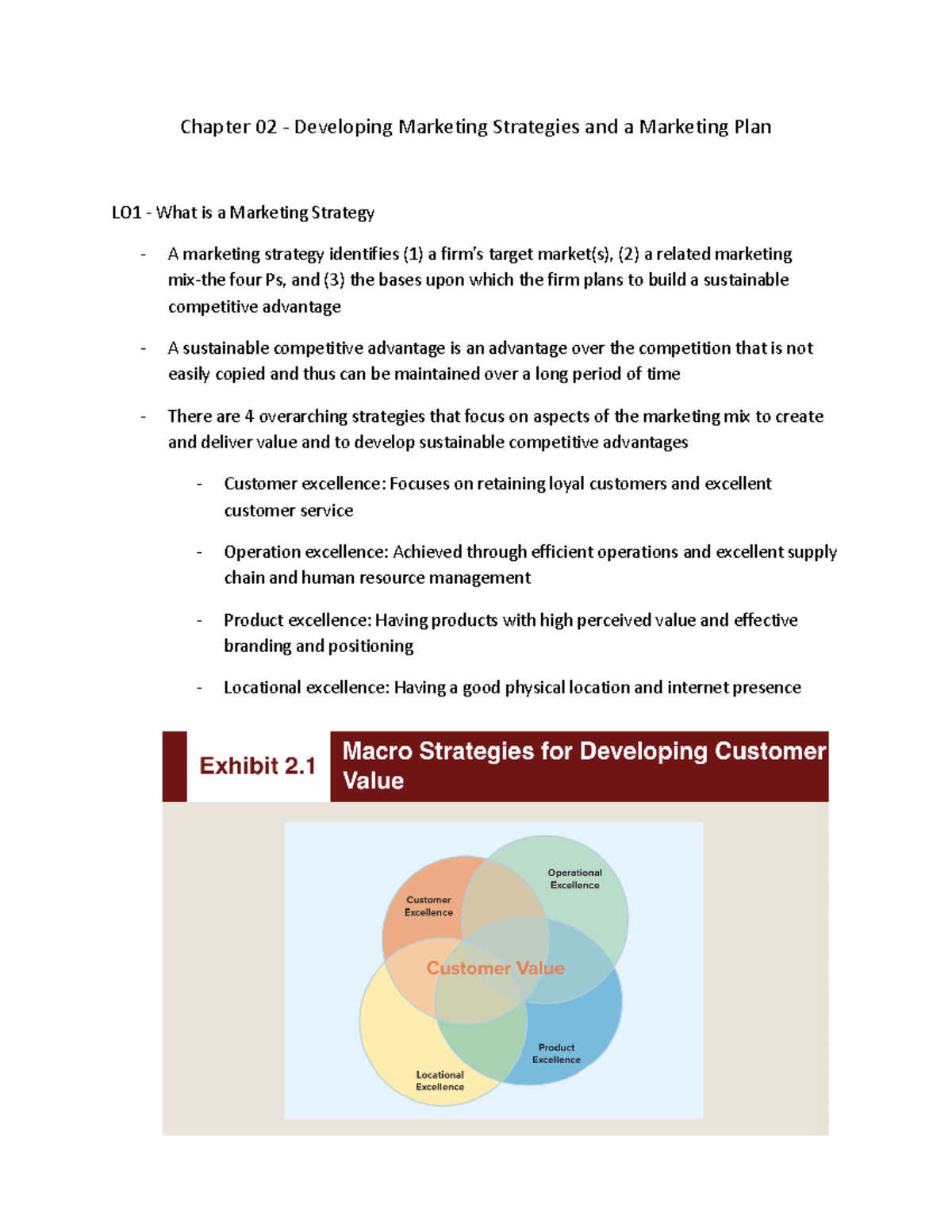 Marketing Chapter 02 - Chapter 02 - Developing Marketing Strategies and ...