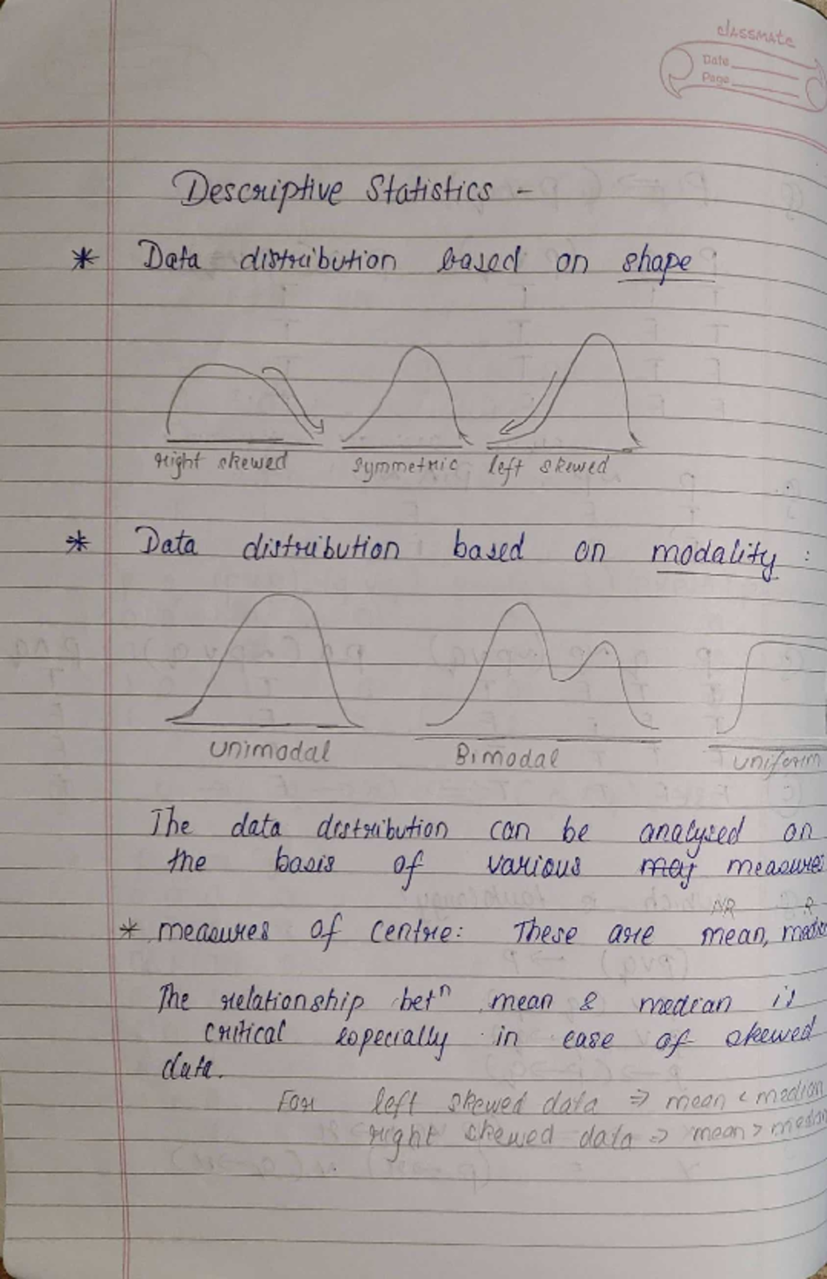Data Science Notes - Artificial iNteelligence and data science - Studocu