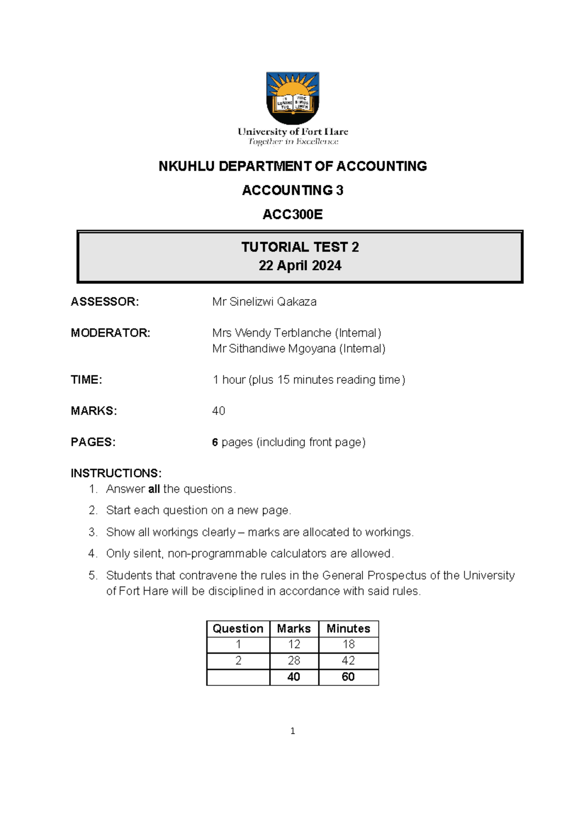 Tutorial Opportunity Test 2 - Ready for Printing - NKUHLU DEPARTMENT OF ...