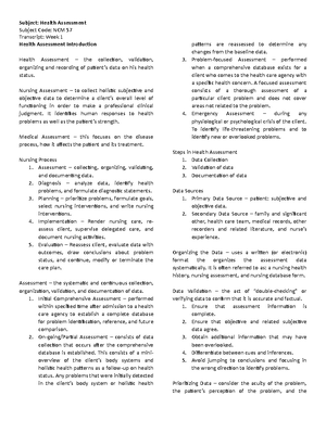 Community Diagnosis MANUSCRIPT for CHN - Community Diagnosis A Case Study Presented to the ...