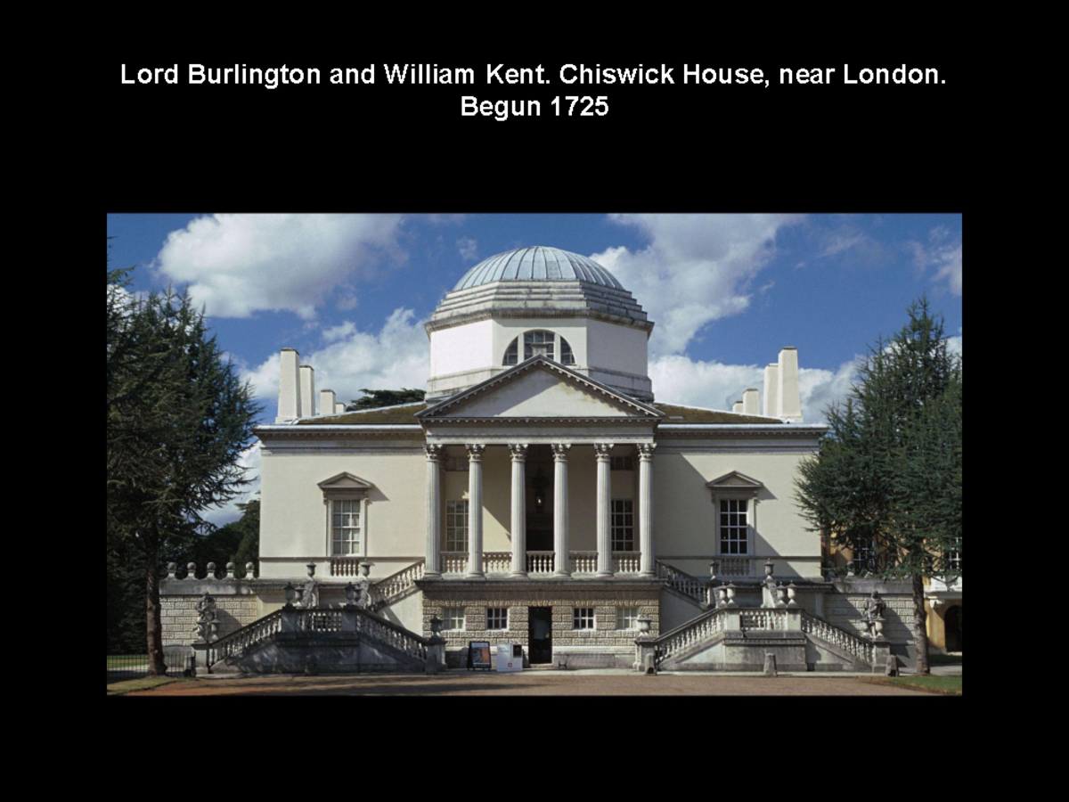 Art 403-Architecture Study Guide - Lord Burlington and William Kent ...