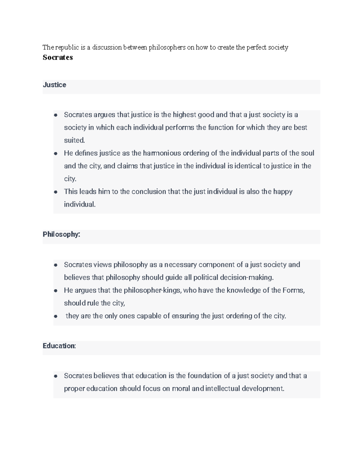 POSC 007-Socrates in Plato's Republic - The republic is a discussion ...