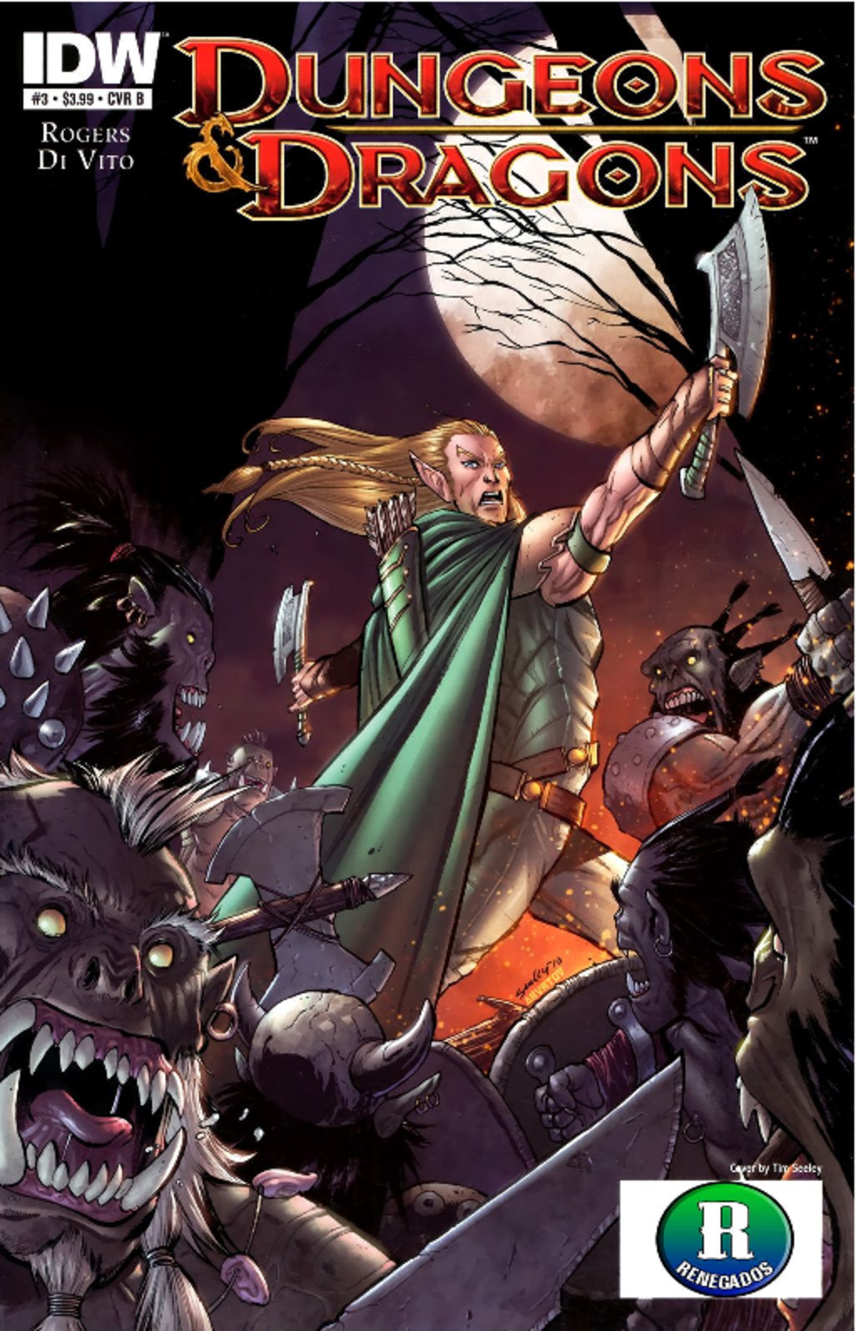 Dungeons dragons 03 biblioteca elfica - IDW CVR B DUNGEONS #3 $3 ...