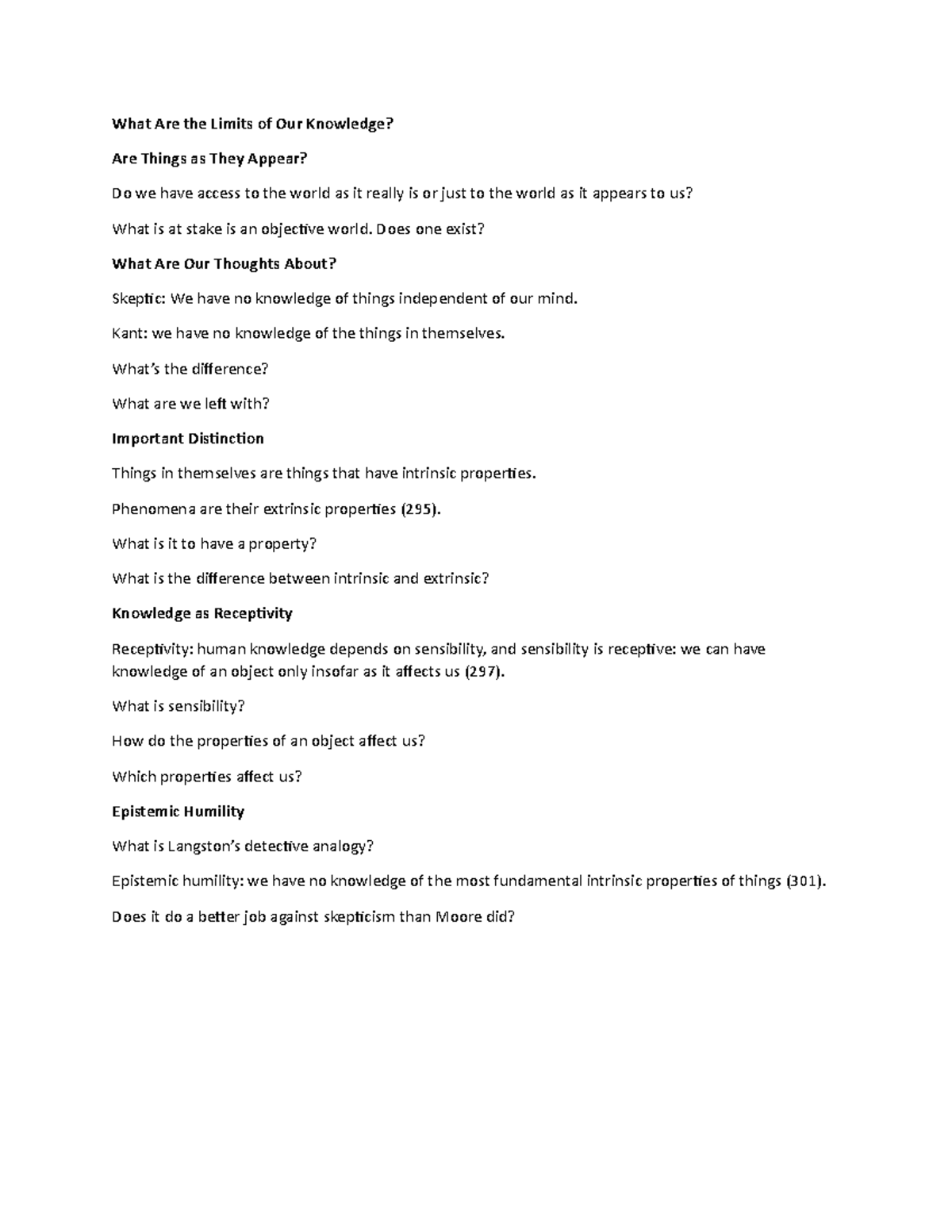 What Are the Limits of Our Knowledge - Does one exist? What Are Our ...