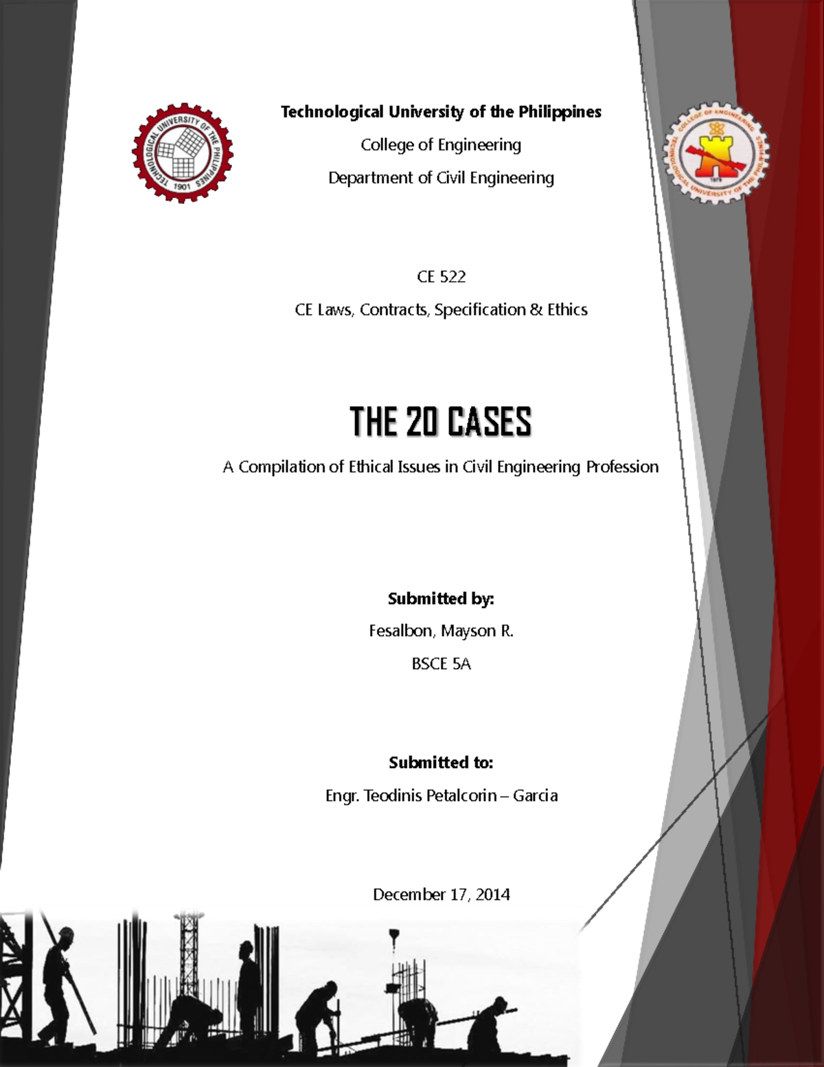 445031484 ce laws cases pdf - Technological University of the ...