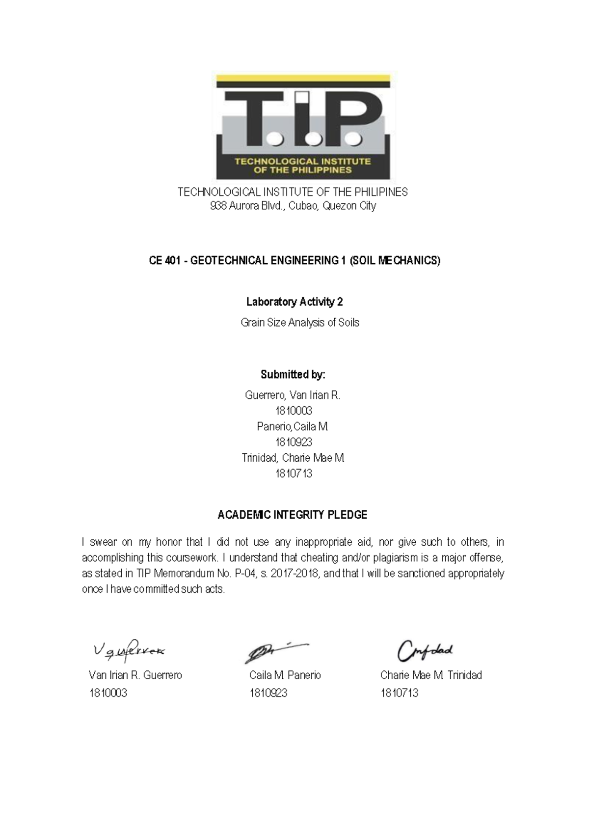 CE401 S2 Group 11 LAB2 - Annotation report for ASTM STANDARDS ...