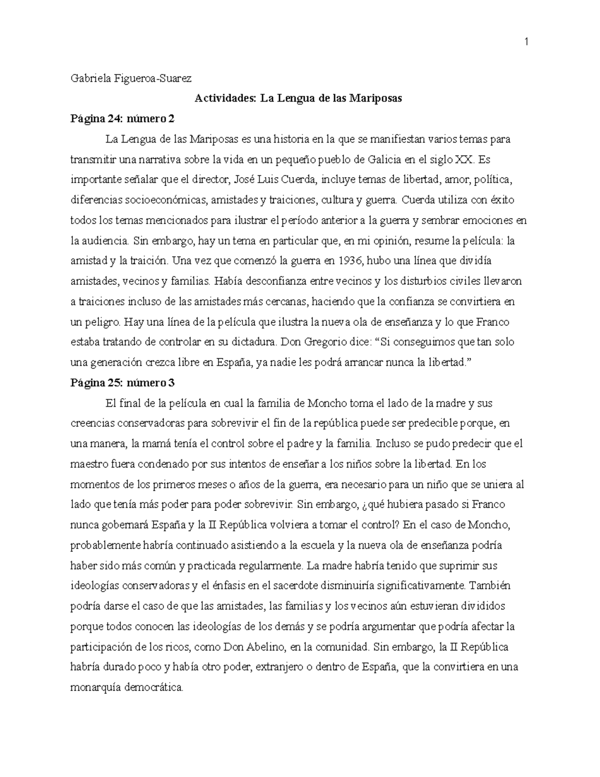 Actividades la lengua de las mariposas - 1 Gabriela Figueroa-Suarez ...