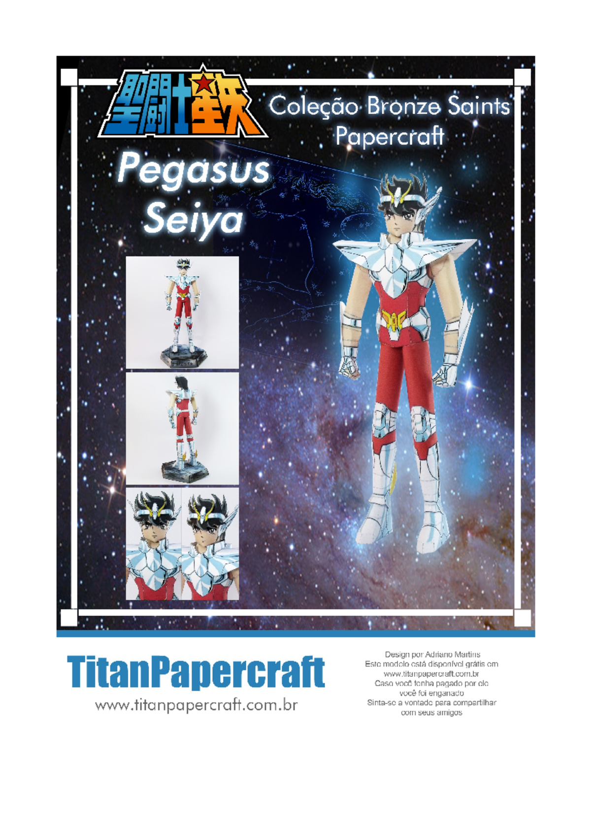 Pegasus Seiya Papercraft Titan Papercraft - Visual Arts SL - Studocu