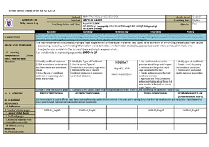 VAL ED 8 Q1 Week 2 - Edukasyon sa Pagpapakatao - Annex 2B to Deped ...