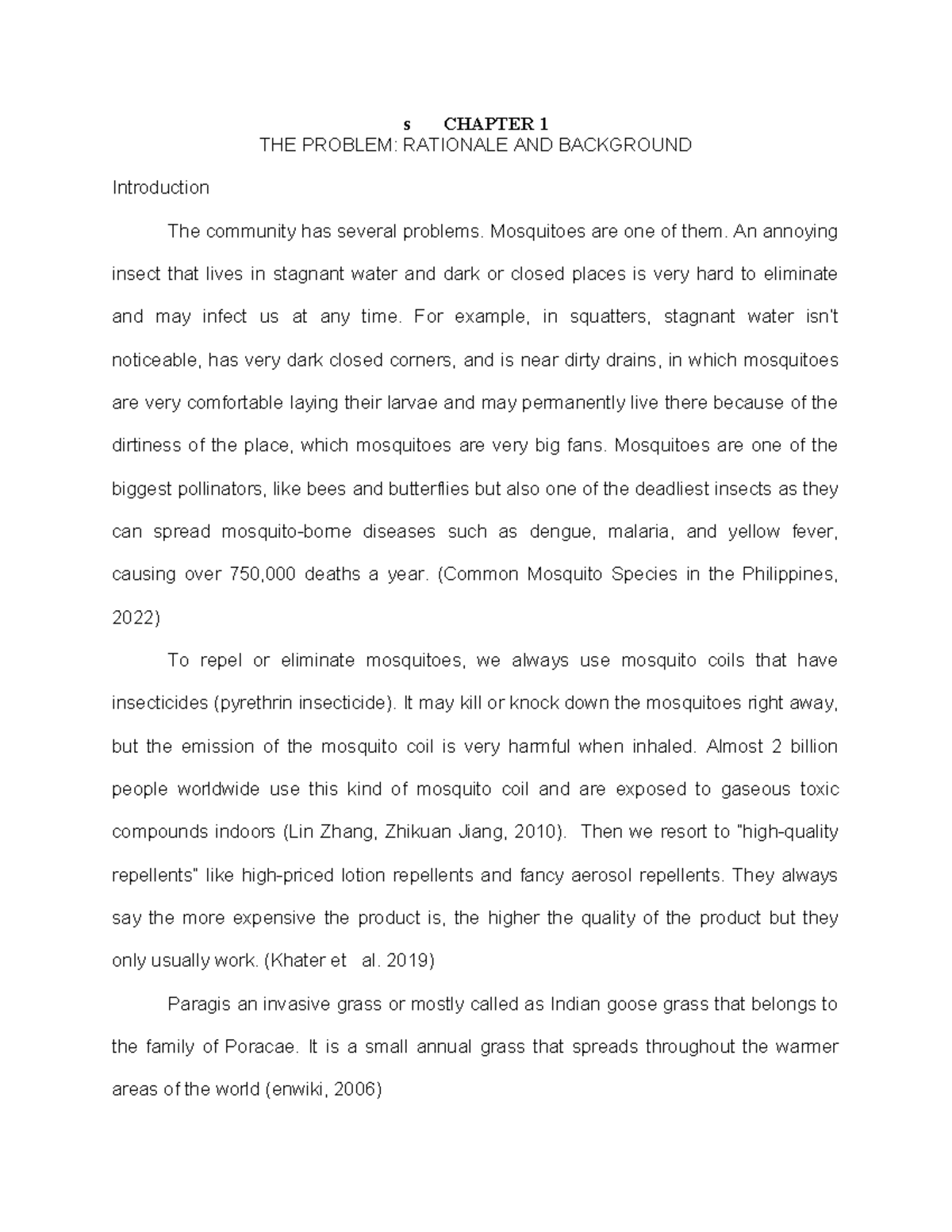 My old research reference - s CHAPTER 1 THE PROBLEM: RATIONALE AND ...