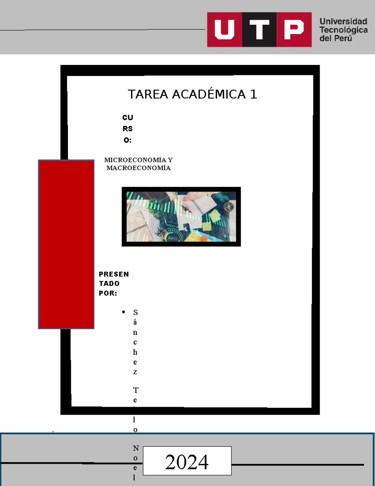 TA1- Grupo 7- Micro Y Macro - ÍNDICE 2024 TAREA ACADÉMICA 1 CU RS O ...
