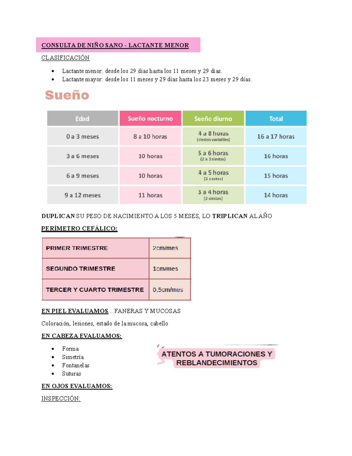 GUIA Medicina Genral IV - CONSULTA DE NIÑO SANO - LACTANTE MENOR ...