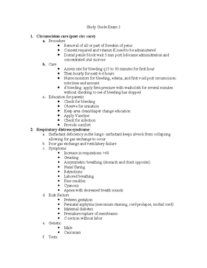 Case Study Premature Infant -1 - Premature Infant Case Study Answer Key ...