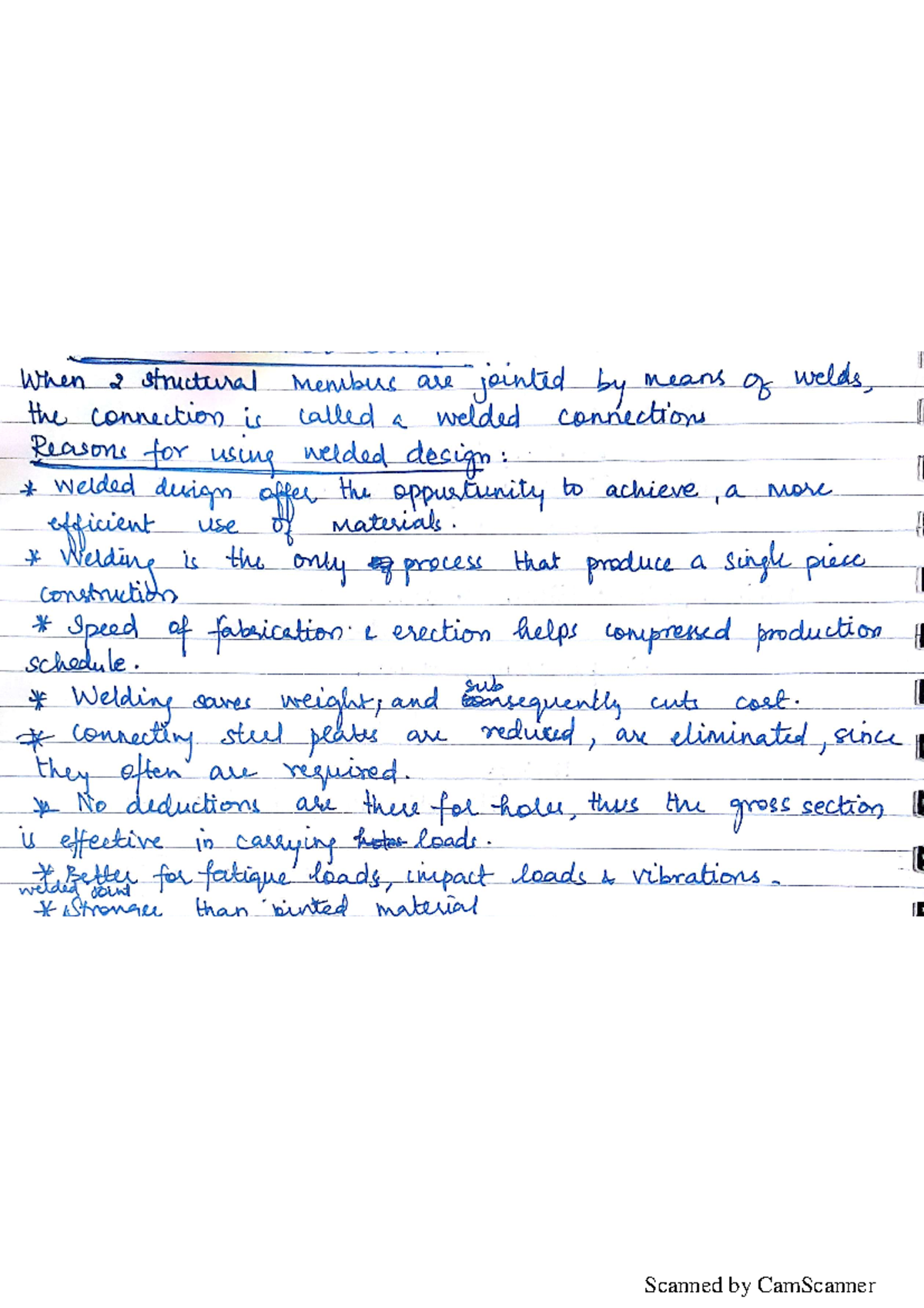 Weld unit 3 - Lecture Notes - Design of Structures - Studocu