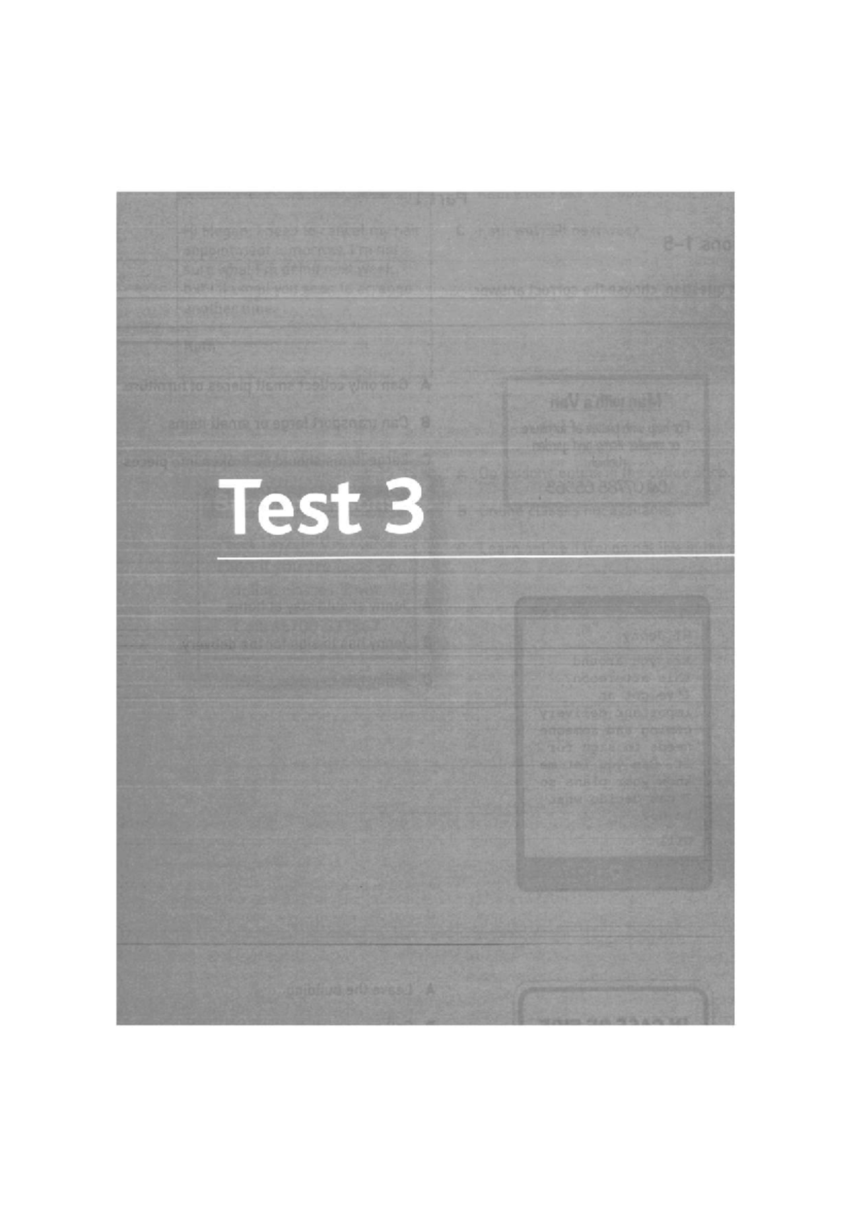 Test 3 - Apuntes - Test 3 READING Test 3 READING Questions 1- For each ...