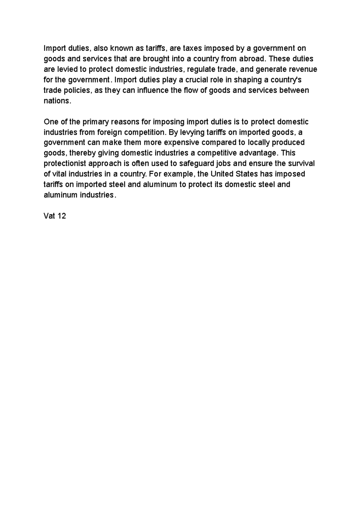 14 super junior - Import duties, also known as tariffs, are taxes ...