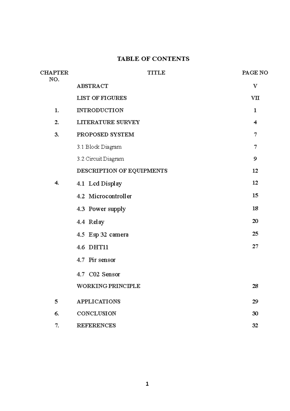 Implementation OF A Child Rescue System FROM Borewell Using WIFI FOR LONG Range - TABLE OF ...