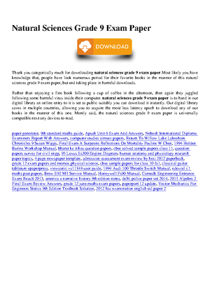 NS Grade 8 Revision Papers Booklet June 2020 1587131765 - GRADE 8 ...